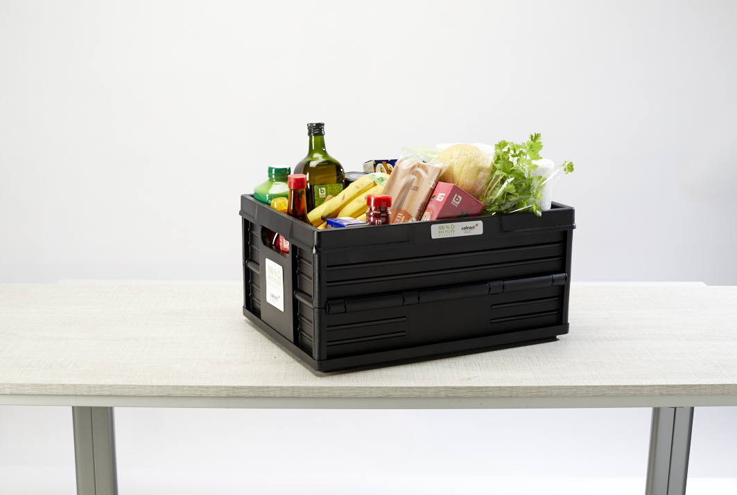 100% recycled, a handy box bonus | Colruyt Group